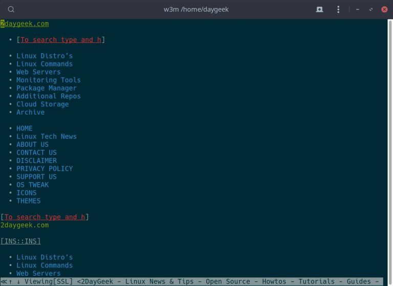 How to Open/Access/Browse a Website Right from Your Linux Terminal | 2DayGeek