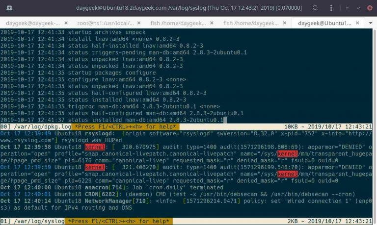 6 Ways to View or Monitor Linux Log Files in Real-Time | 2DayGeek
