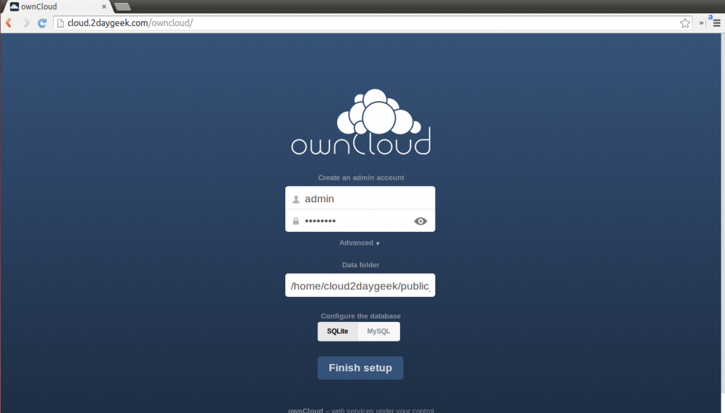 How to migrate owncloud from SQLite to MySQL database | 2DayGeek