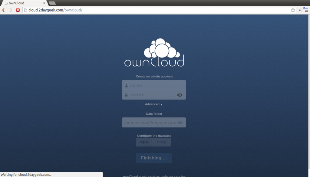 How to migrate owncloud from SQLite to MySQL database | 2DayGeek