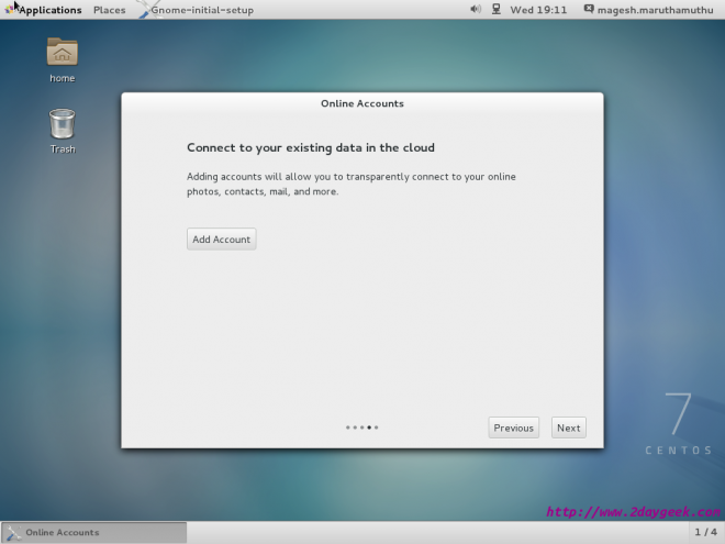CentOS 7 Desktop installation steps with Screenshots | 2DayGeek