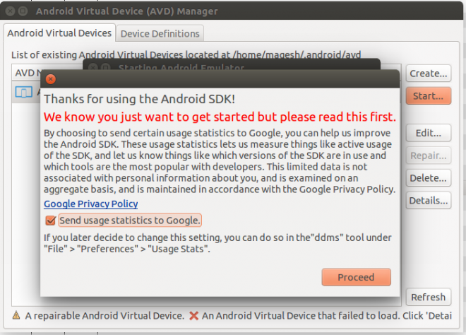 How To Install Official Android Emulator Sdk On Linux 2daygeek 8939