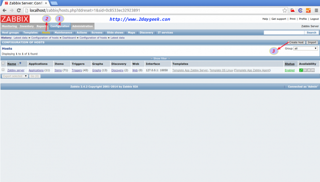 How to add Remote linux host on zabbix server to monitor | 2DayGeek