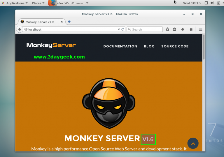 Install Monkey 1.6.8 (HTTP Web Server) on Linux | 2DayGeek