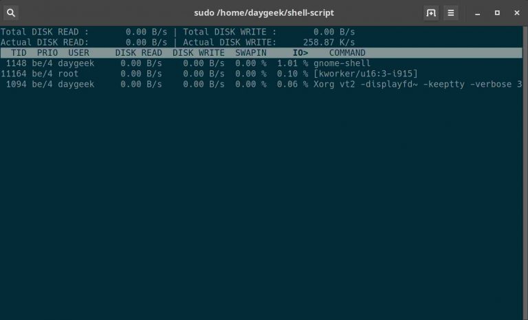 How To Monitor Disk Io Activity Using Iotop And Iostat Commands In Linux 2daygeek