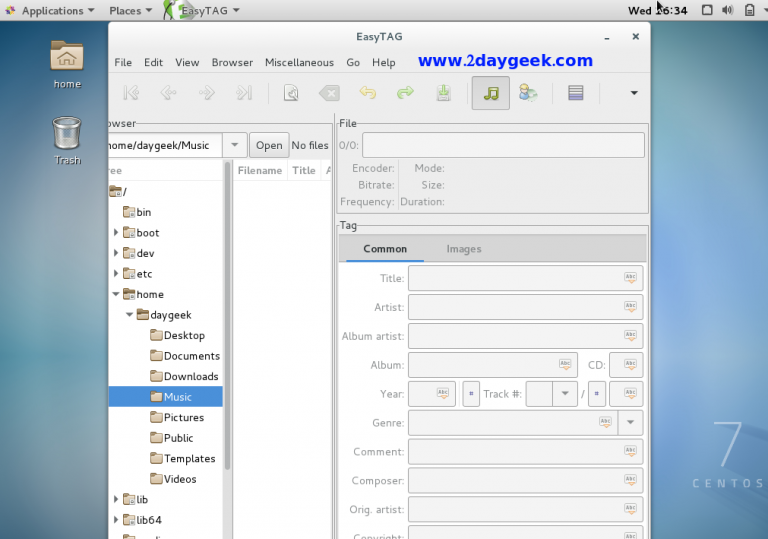 Install EasyTAG (graphical & ID3 tag editor) on Linux | 2DayGeek