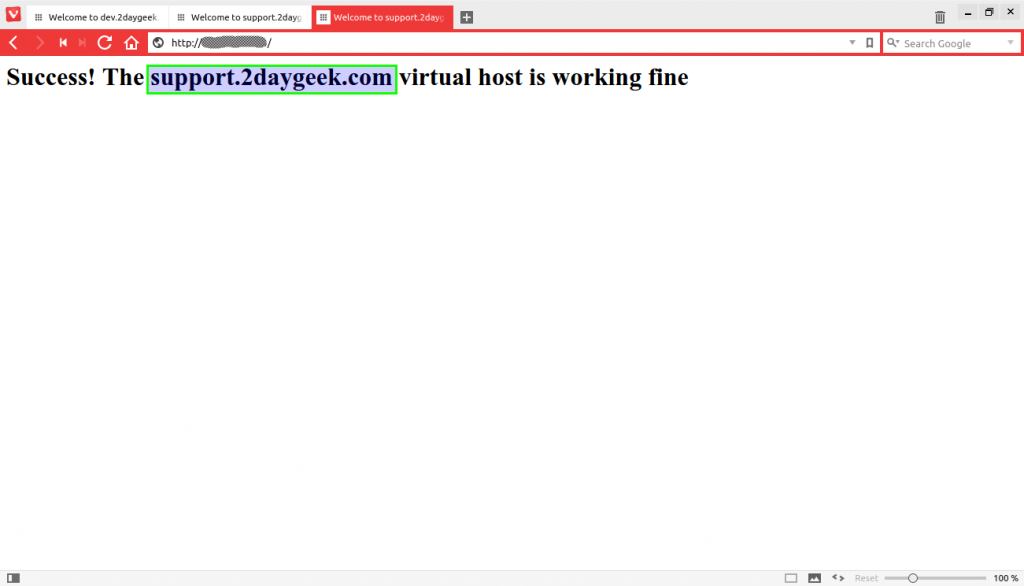 Setup Apache Virtual Hosts on CentOS, RHEL & Fedora | 2DayGeek