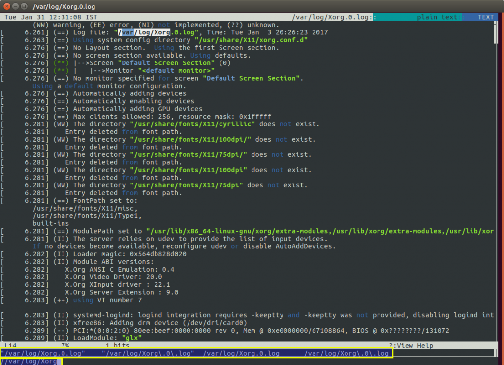 lnav - An Advanced Log File viewer for Linux | 2DayGeek