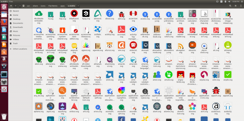 How to install Flat remix Icon Theme on Linux | 2DayGeek