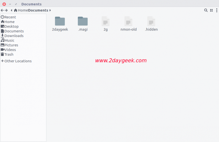 How To Hide Files in File Manager Without Renaming | 2DayGeek