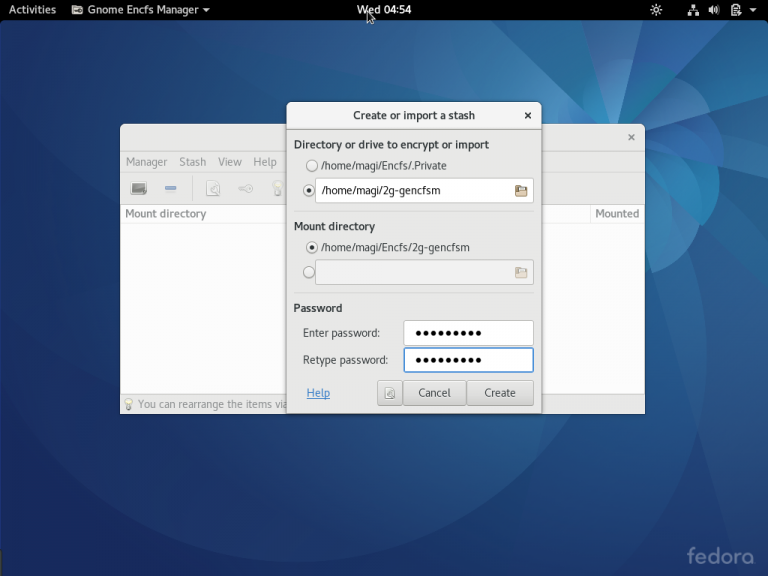Gnome Encfs Manager - Create a Encrypted Directory in Linux | 2DayGeek