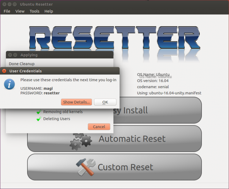 Resetter - Simple Way To Reset Ubuntu/Linux Mint To Factory Defaults | 2DayGeek