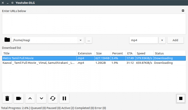 YouTube-DL-GUI : A Front-End GUI App For Popular YouTube-DL Video ...