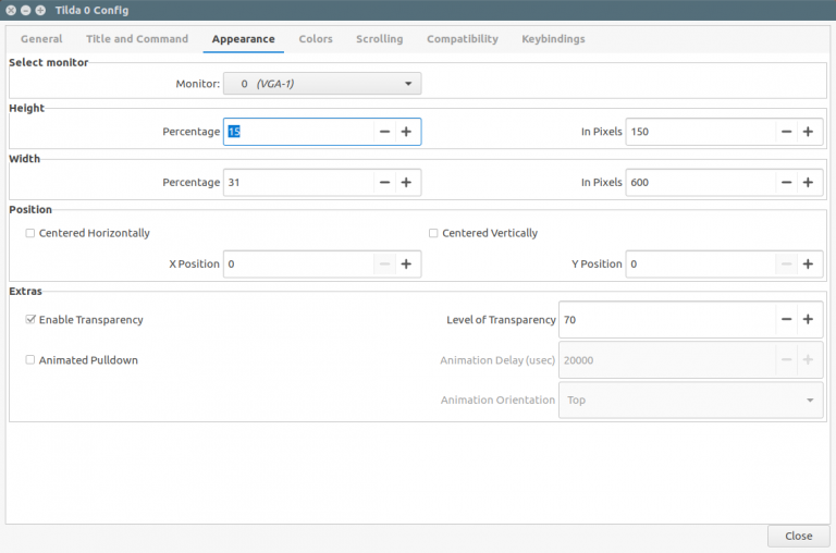 Tilda - A Gtk Based Drop Down Terminal Emulator For Linux And Unix ...