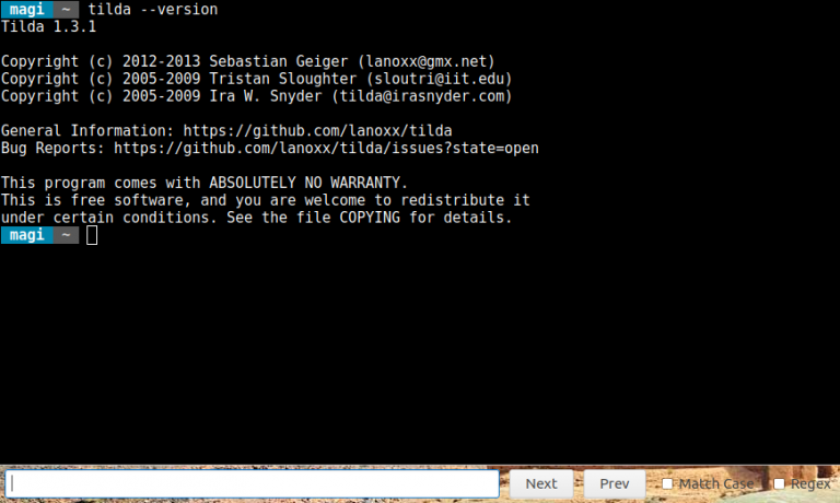 Tilda - A Gtk Based Drop Down Terminal Emulator For Linux And Unix ...