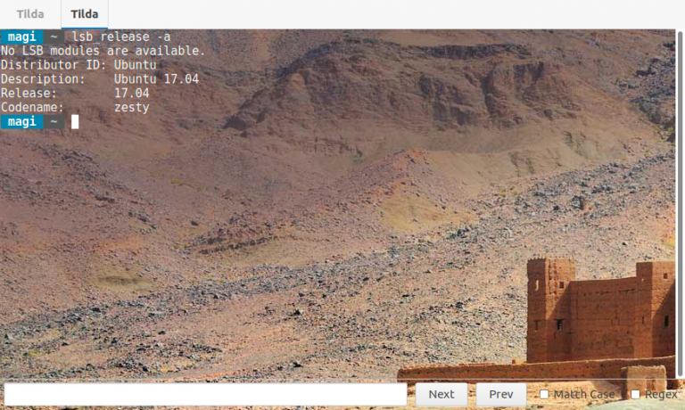 Tilda - A Gtk Based Drop Down Terminal Emulator For Linux And Unix | 2DayGeek