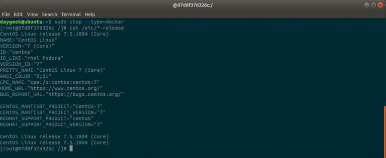 cTOP - A Command Line Based Linux Containers Monitoring Tool | 2DayGeek