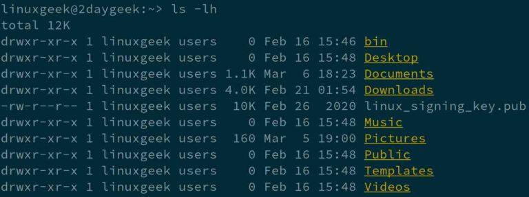 Understanding the Color Code of Linux Files | 2DayGeek