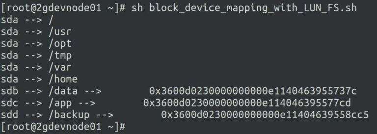 How to map SAN LUN, Disk and FileSystem in Linux | 2DayGeek