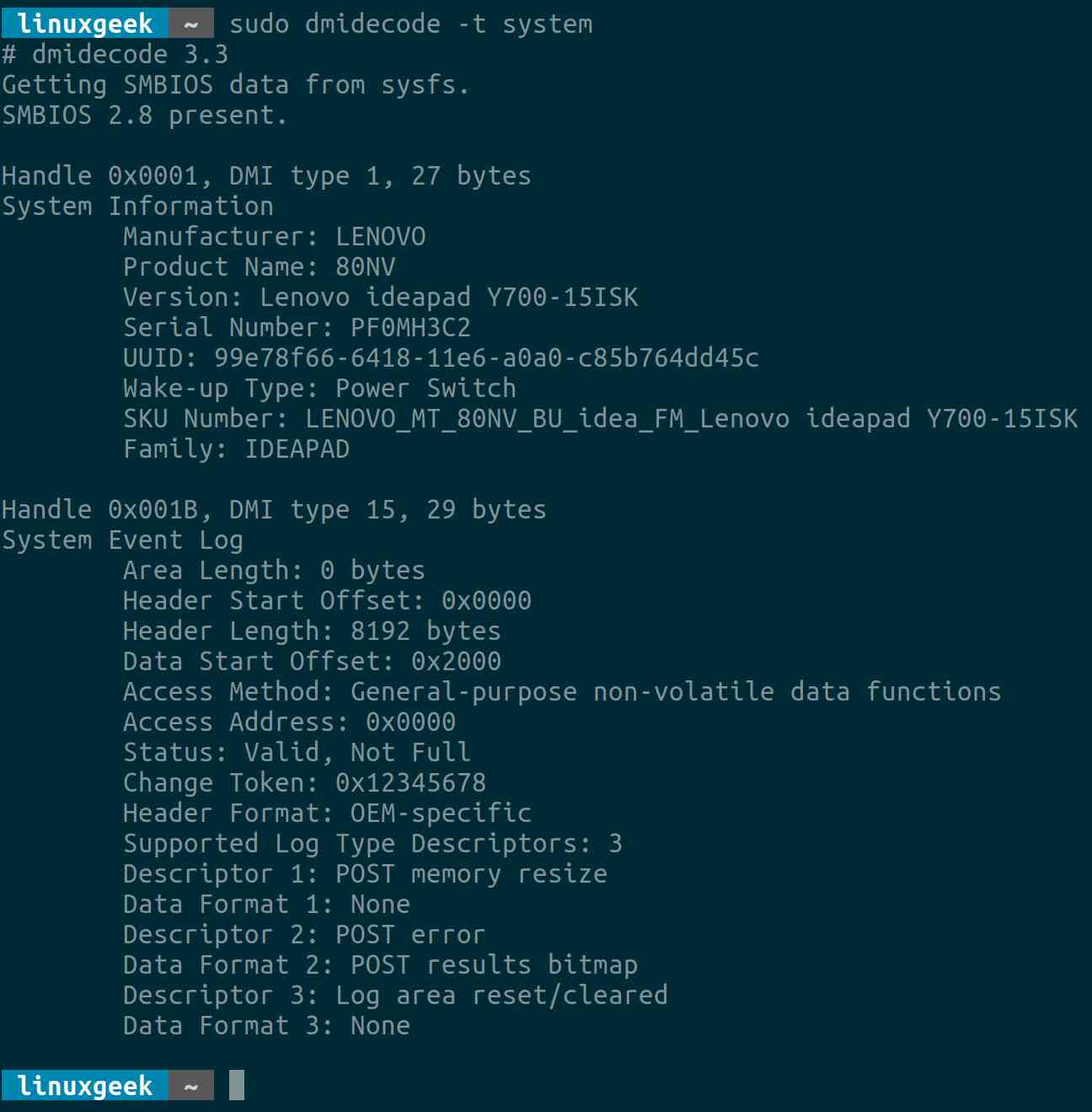 How to Check Linux System Hardware Information | 2DayGeek